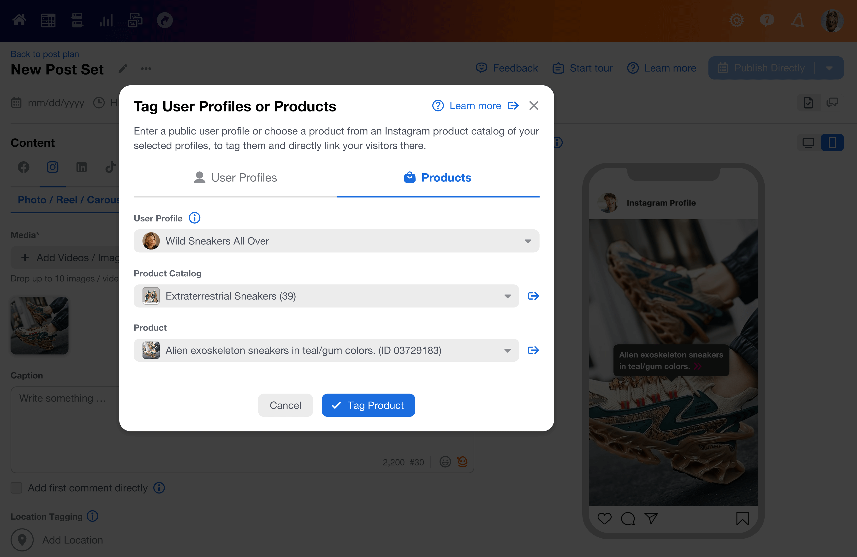 Tag products and turn your Instagram feed into a shoppable storefront